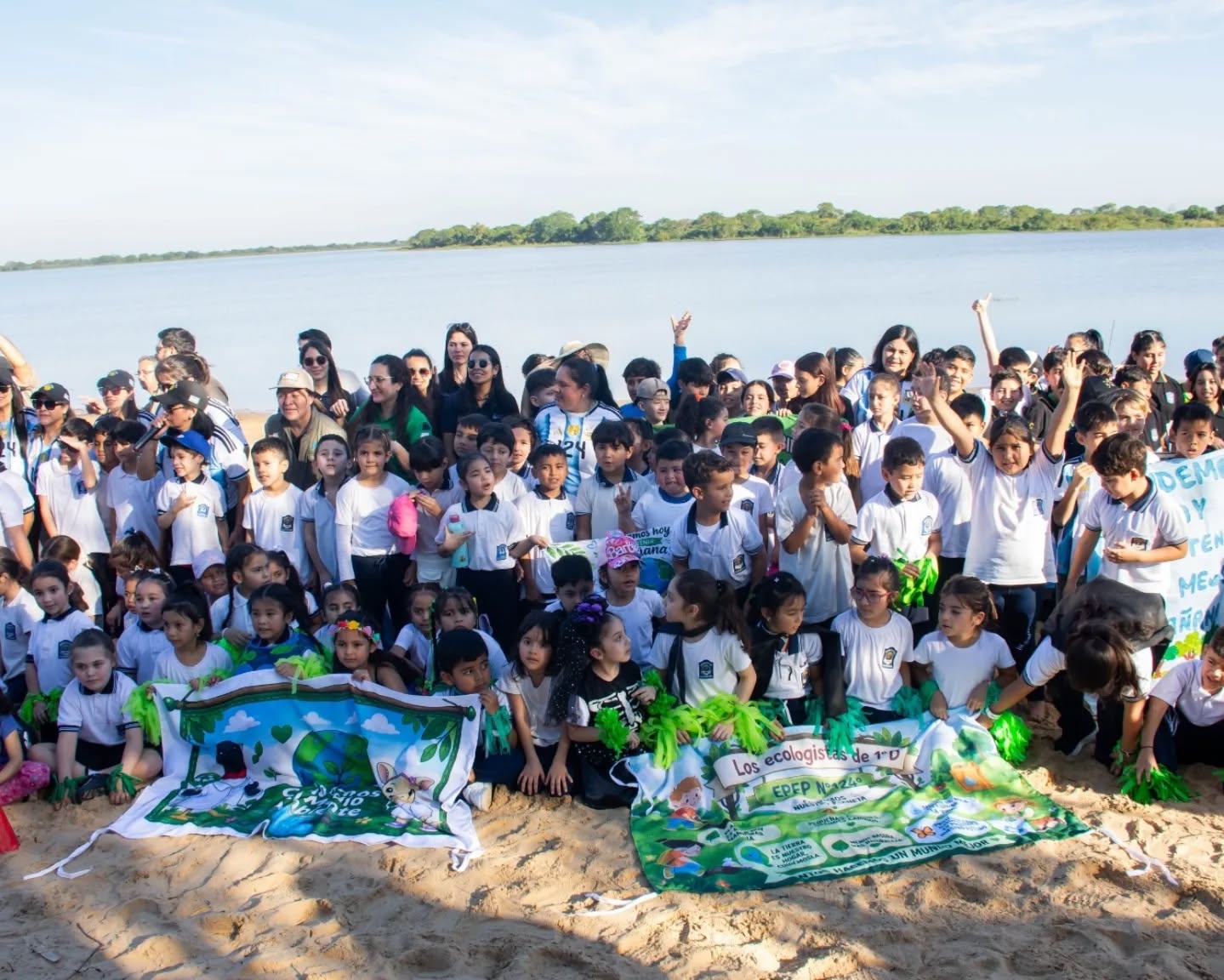 El Día Mundial del Medio Ambiente se evocó en Laguna Oca – Canal 7 Ibarreta